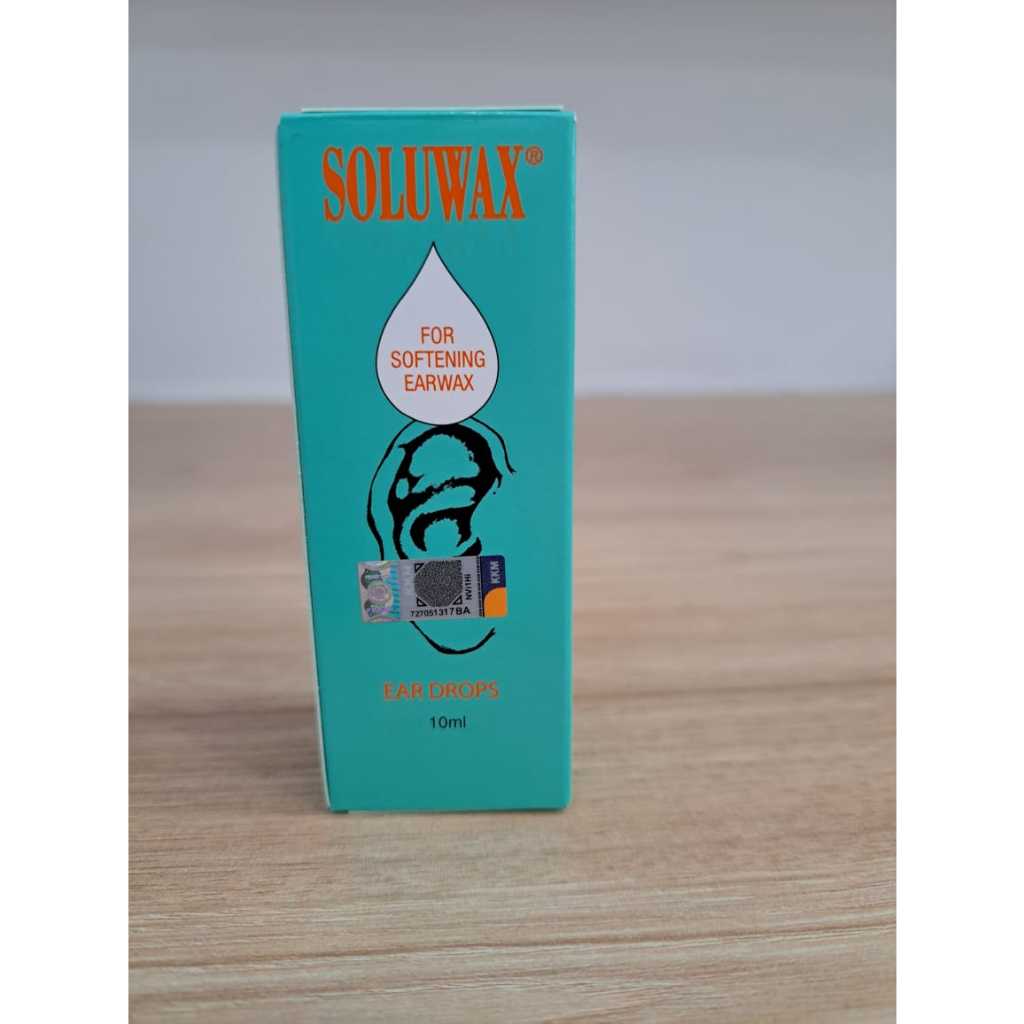 SOLUWAX EAR DROPS 10ML (EAR WAX SOFTENER) | Shopee Malaysia