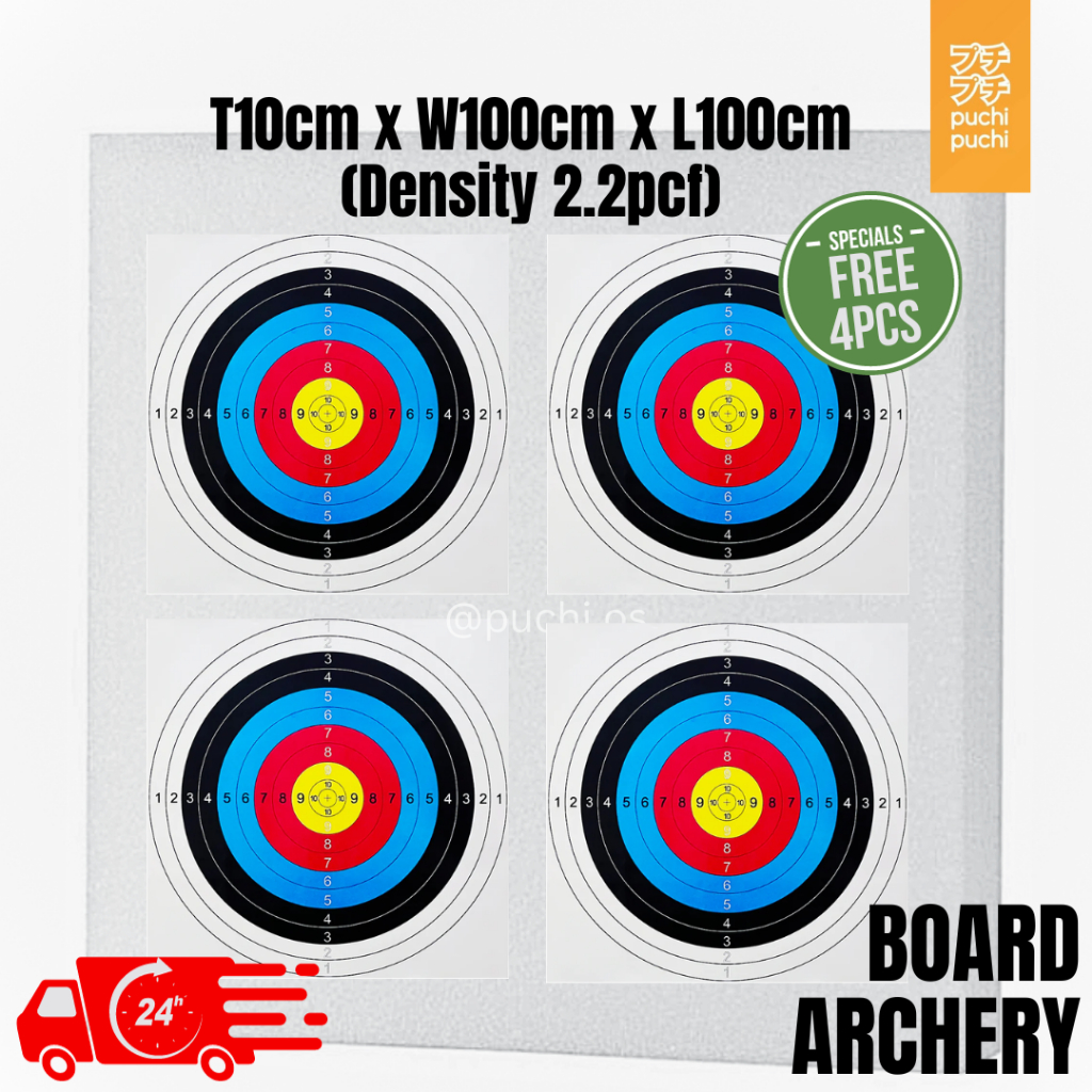 PE Foam Archery Board / Target Butt Shooting / Memanah 10CMx100CMx100CM ...