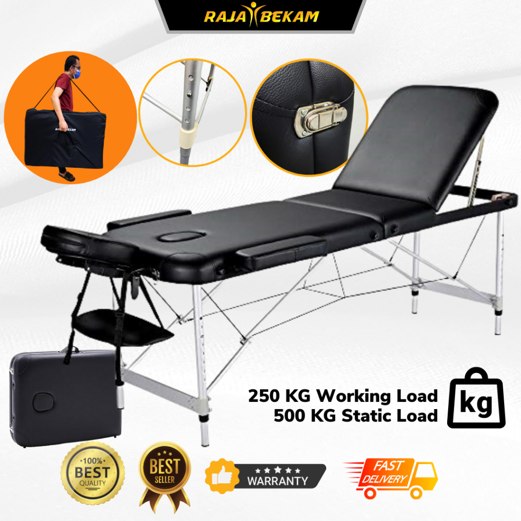 Portable Massage Table Katil Kerusi Untuk Urut Bekam Mudah Lipat, Free ...