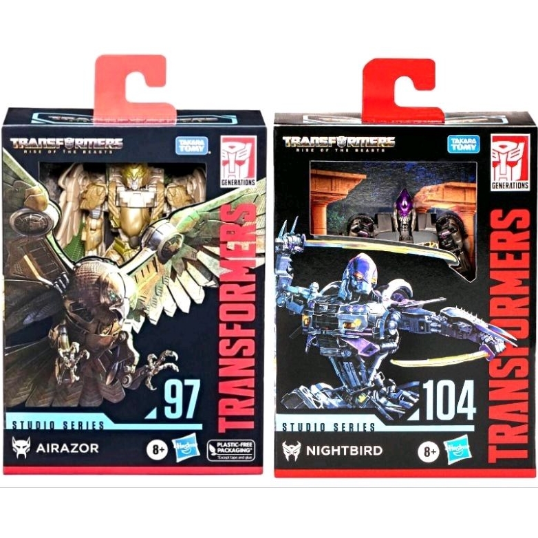 Transformers Studio Series Deluxe 97 Airazor 104 Nightbird 105 Mirage ...