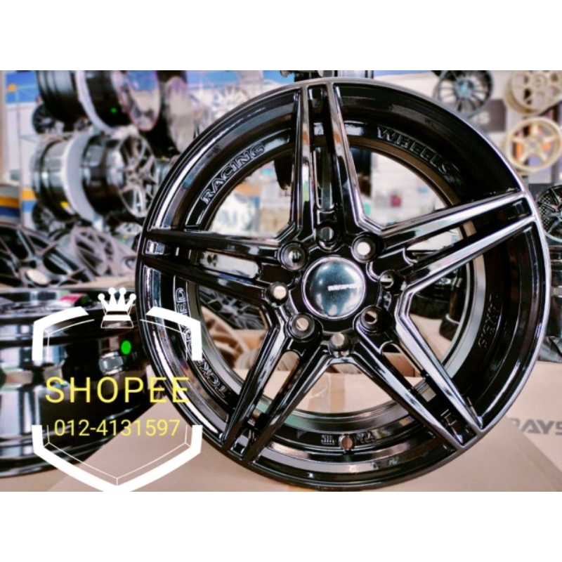 NEW SPORT RIM 14 INCH RM 740 4PC RIM KANCIL MYVI AXIA (KENA BELI 2KALI ...