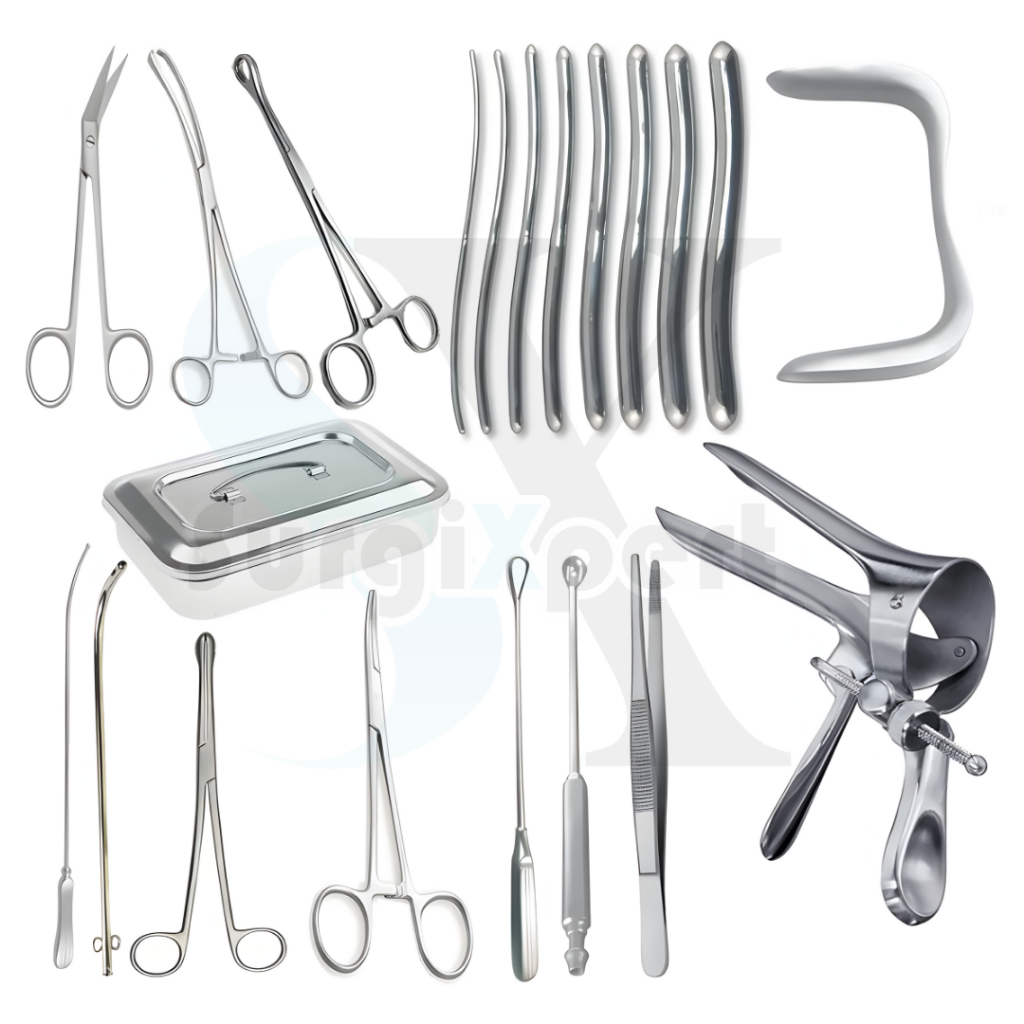 Gyne D & C Set of 21Pcs, Dilation and Curettage (D&C) Set Gynaecology ...