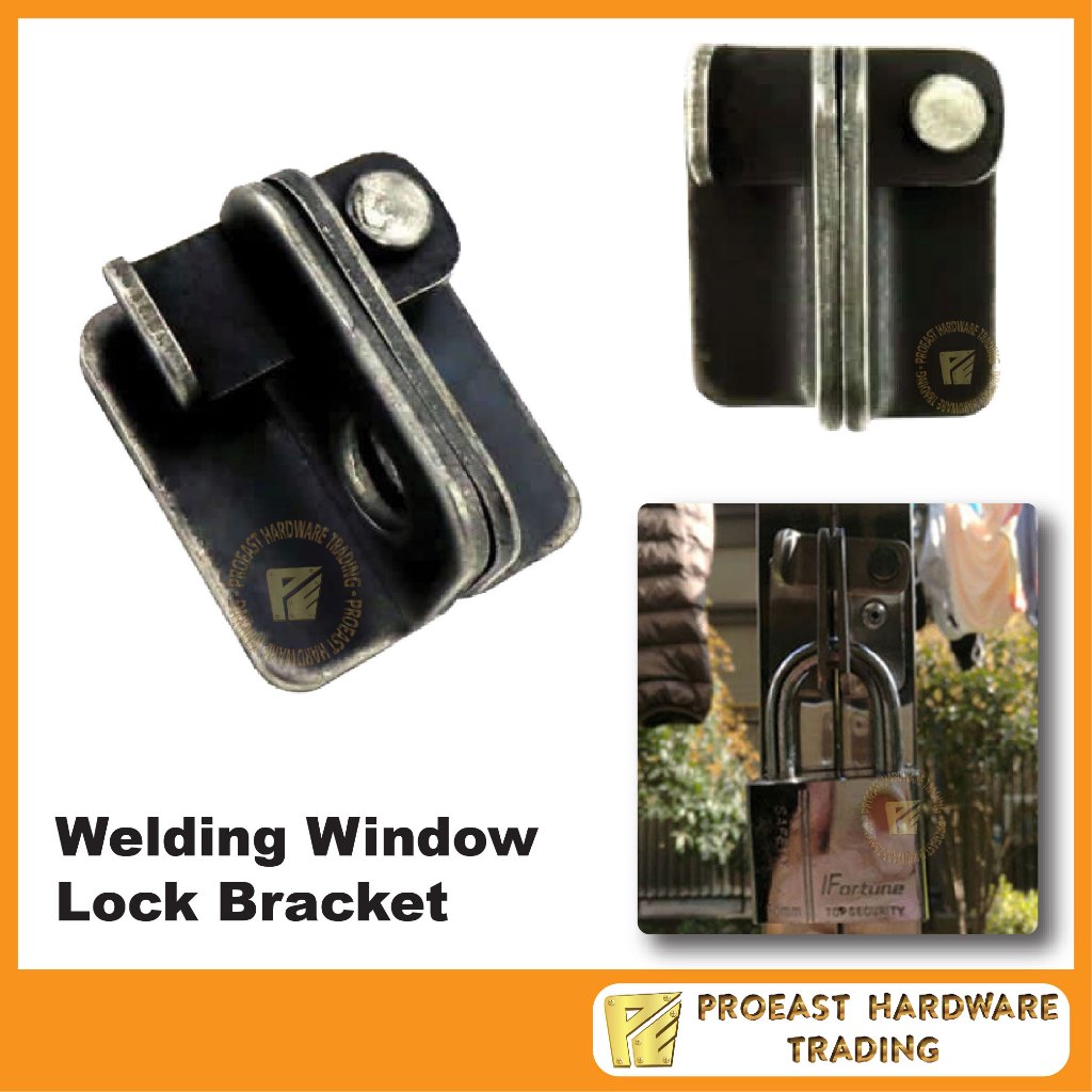 Window/Gate Padlock Welding Lock Bracket (Left & Right) | Shopee Malaysia