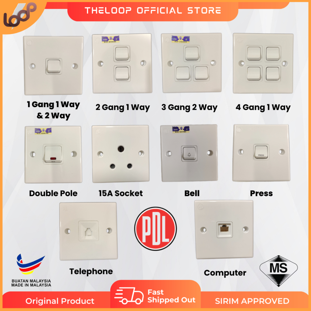 [CLEARANCE STOCK] PDL SWITCHES (SUIS ELEKTRIK) WITH SIRIM CLEAR UNTIL ...