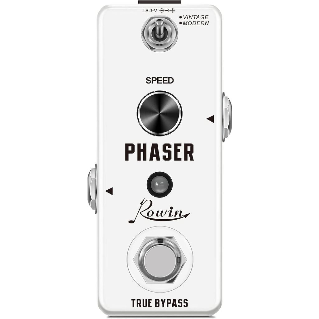 Rowin Phaser PedalAnalog Phase Effect PedalVintage and Modern Mode Minisa LEF-313 for Electric ...