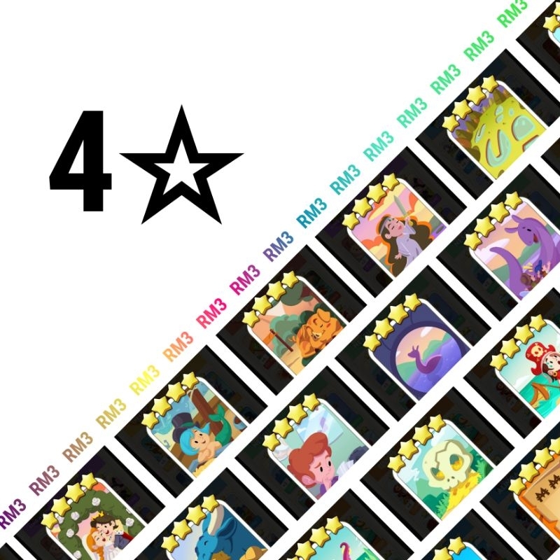 Monopoly Go Sticker 4 Star [CHAT TO ASK FOR AVAILABLE SLOT] | Shopee ...