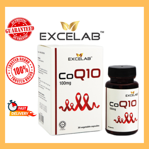 Excelab Coenzyme Q10 (CoQ10)/30 capsule | Shopee Malaysia