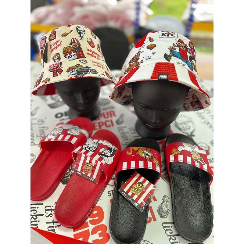 Topi bucket ujang X Kfc limited edition | Shopee Malaysia