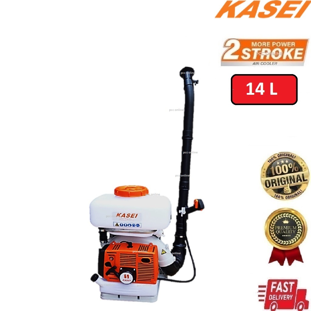 KASEI 3WF-14 BACKPACK MIST-DUSTER |MIST BLOWER|PUMP RACUN|PAM BAJA|TABUR PADI (14 Liter ...