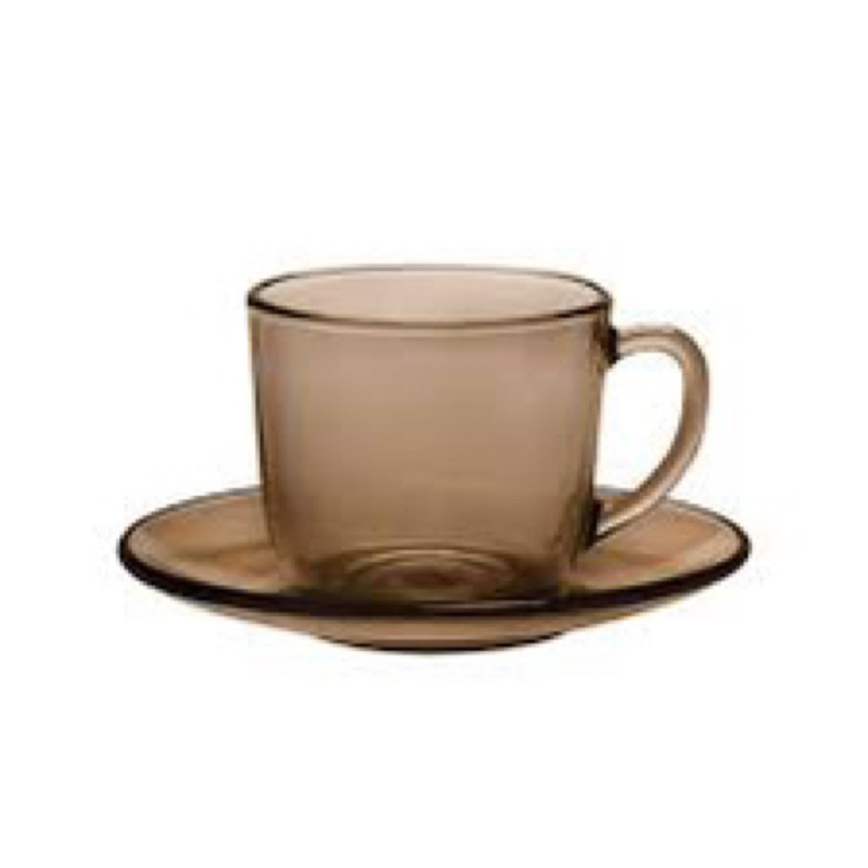 Duralex Black cup and saucer / cawan and piring hitam 🇫🇷 | Shopee Malaysia