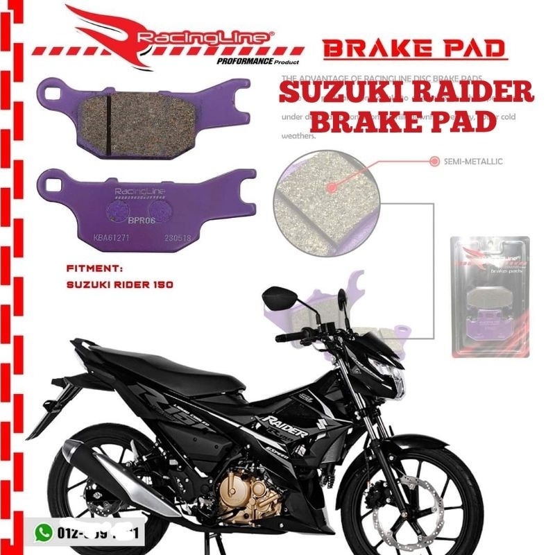 SUZUKI RAIDER 150 FI RACING LINE FRONT