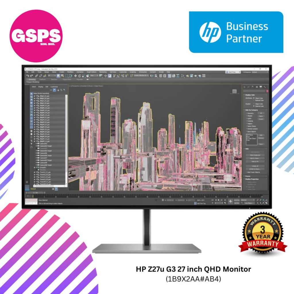 HP Z27u G3 27 inch QHD Monitor (1B9X2AA#AB4) | Shopee Malaysia