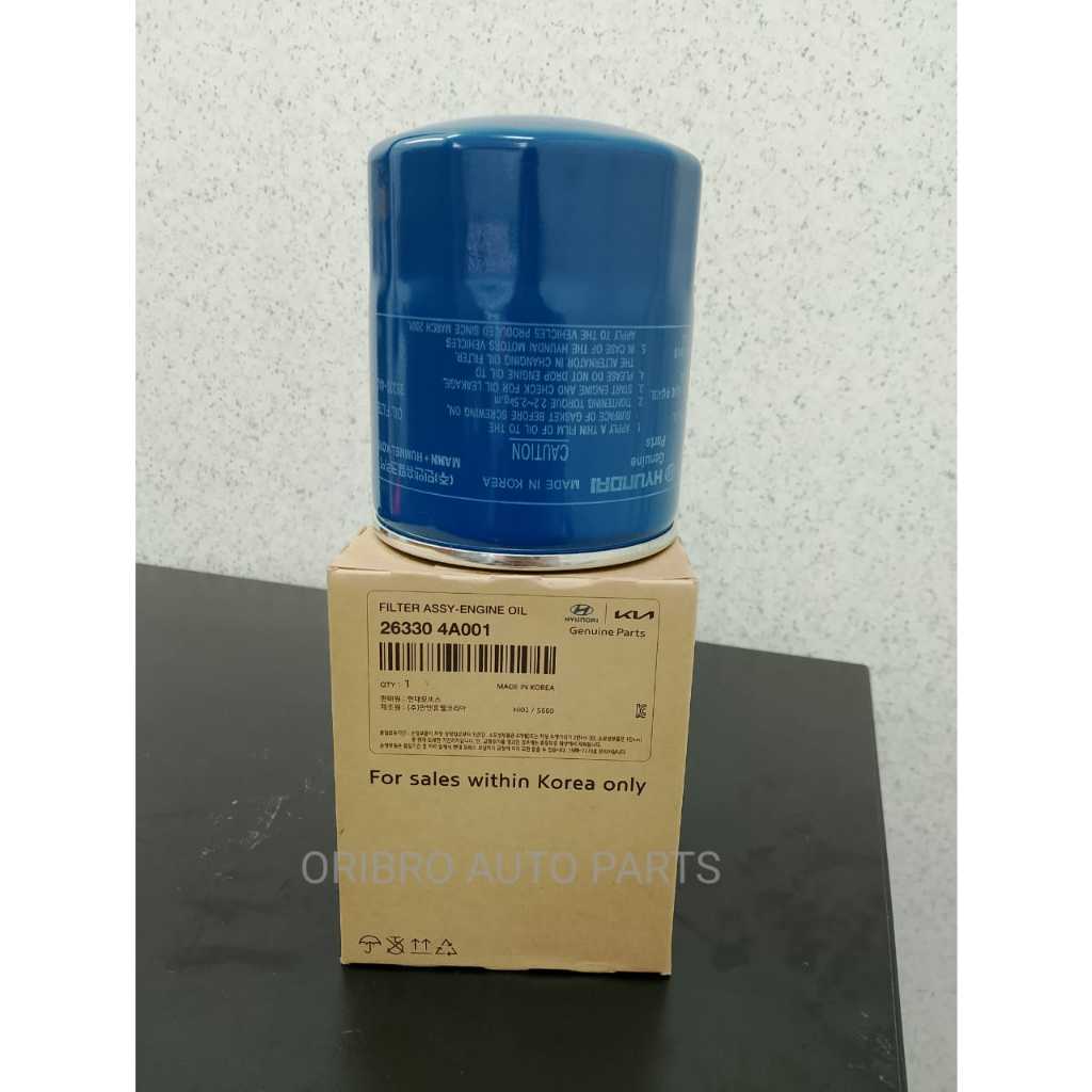 ORIGINAL HYUNDAI OIL FILTER 26330-4A001 STAREX KIA SORENTO 2.5 DIESEL ...