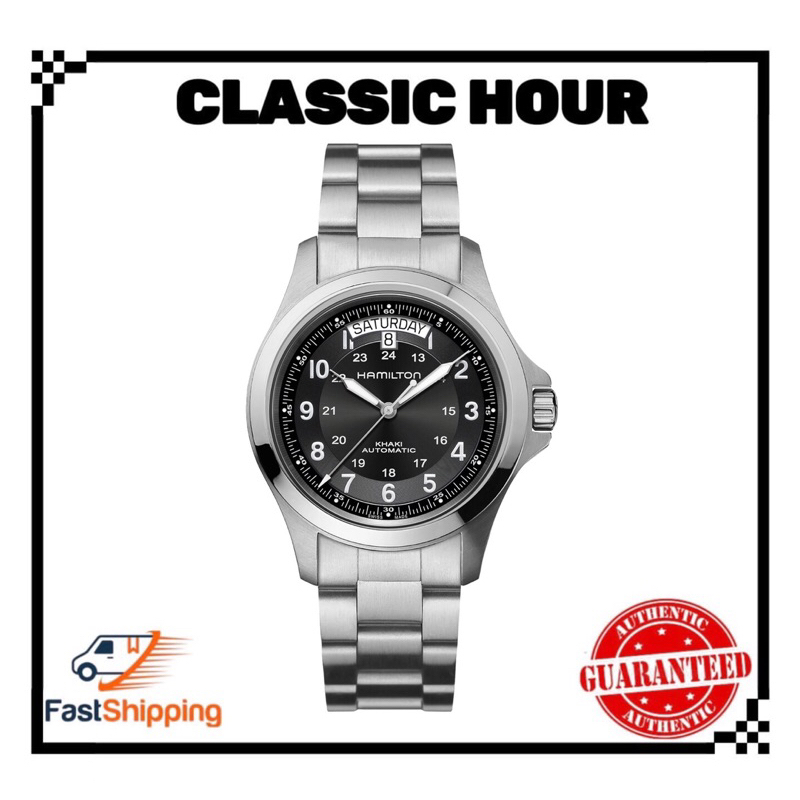 HAMILTON KHAKI FIELD KING AUTOMATIC H64455133 40MM | Shopee Malaysia