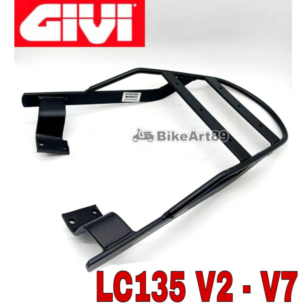Monorack Givi Yamaha LC135 ES/ES16 V2-V7 Givi Monorack Advance Black ...
