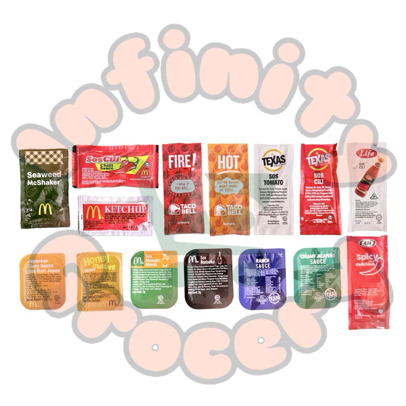 Chili Sauce Tomatoes Sauce Japanese Curry Sauce Honey Mustard Sos Masan ...