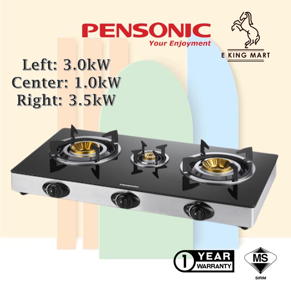 Pensonic 3 Burners Gas Cooker PGC-3201G DAPUR GAS MASAK PGC3201G ... Pensonic 3 Burners Gas Cooker PGC-3201G DAPUR GAS MASAK PGC3201G ...