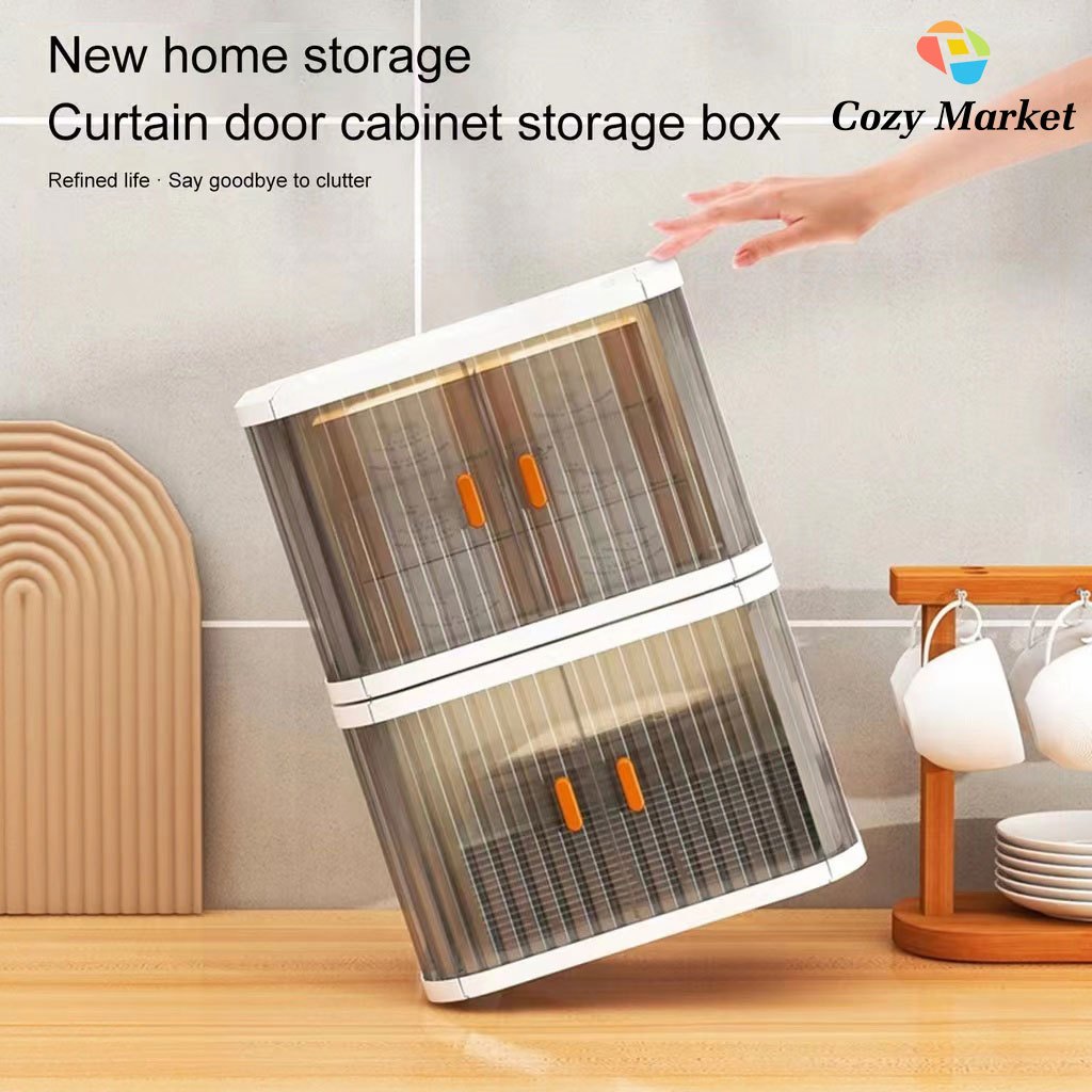 Living Room Small Size Desktop Stackable Organizer Box Sundries Tissue ...