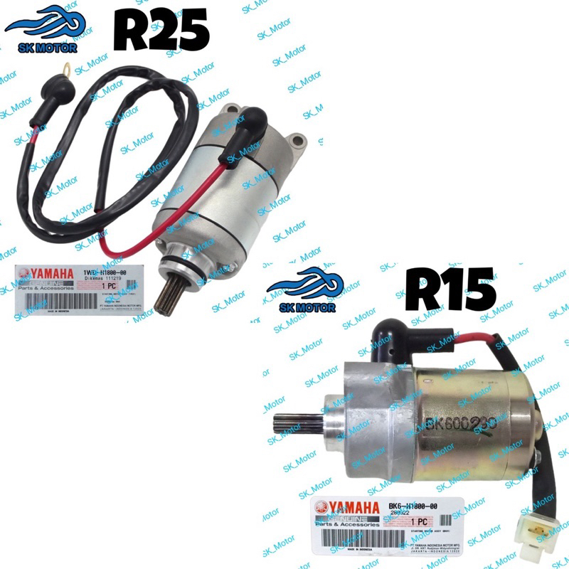 Yamaha YZF-R25 R25 V1 V2 R15 M MT-15 MT-25 Original Starter Motor ...