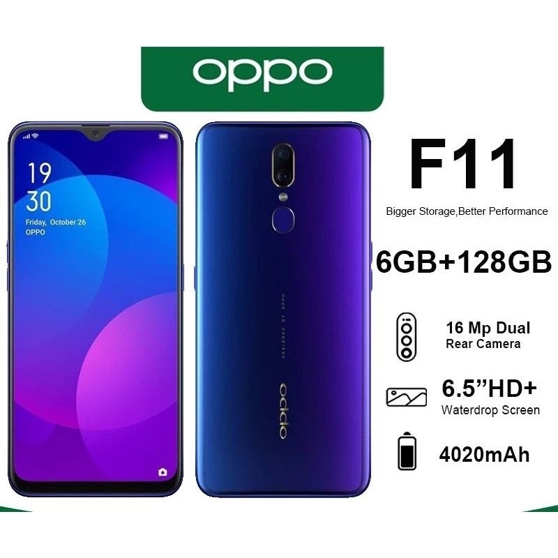 OPPO F11 (6GB RAM + 128GB ROM) USED ORIGINAL PHONE ONLY (95% LIKE NEW ...