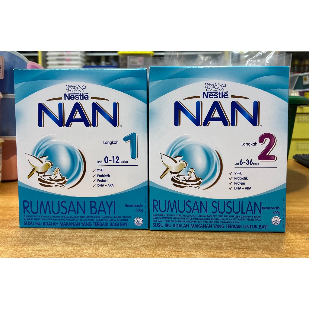 Nestle Nan Step 1/Step 2 (600GM) Step 3(1.2KG) | Shopee Malaysia
