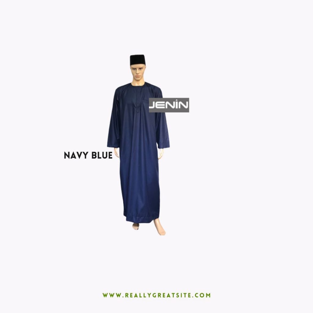 Jubah Lelaki Round Neck Oman Jubah Man Muslimin Haji Umrah Jubah Imam ...