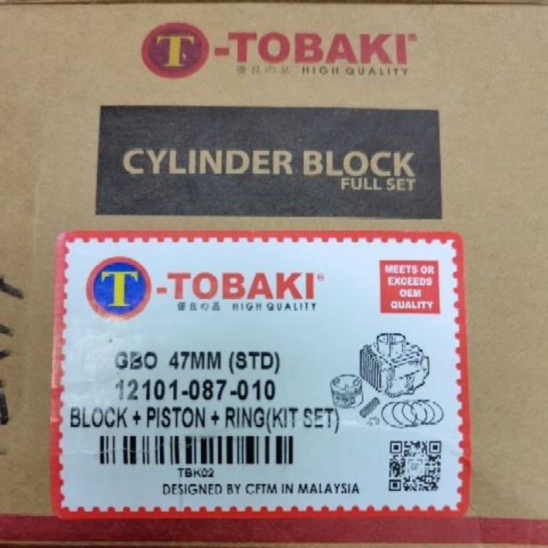 Block Full Set Jenama Tobaki Kualiti Sama Original for Honda C70/GBO ...