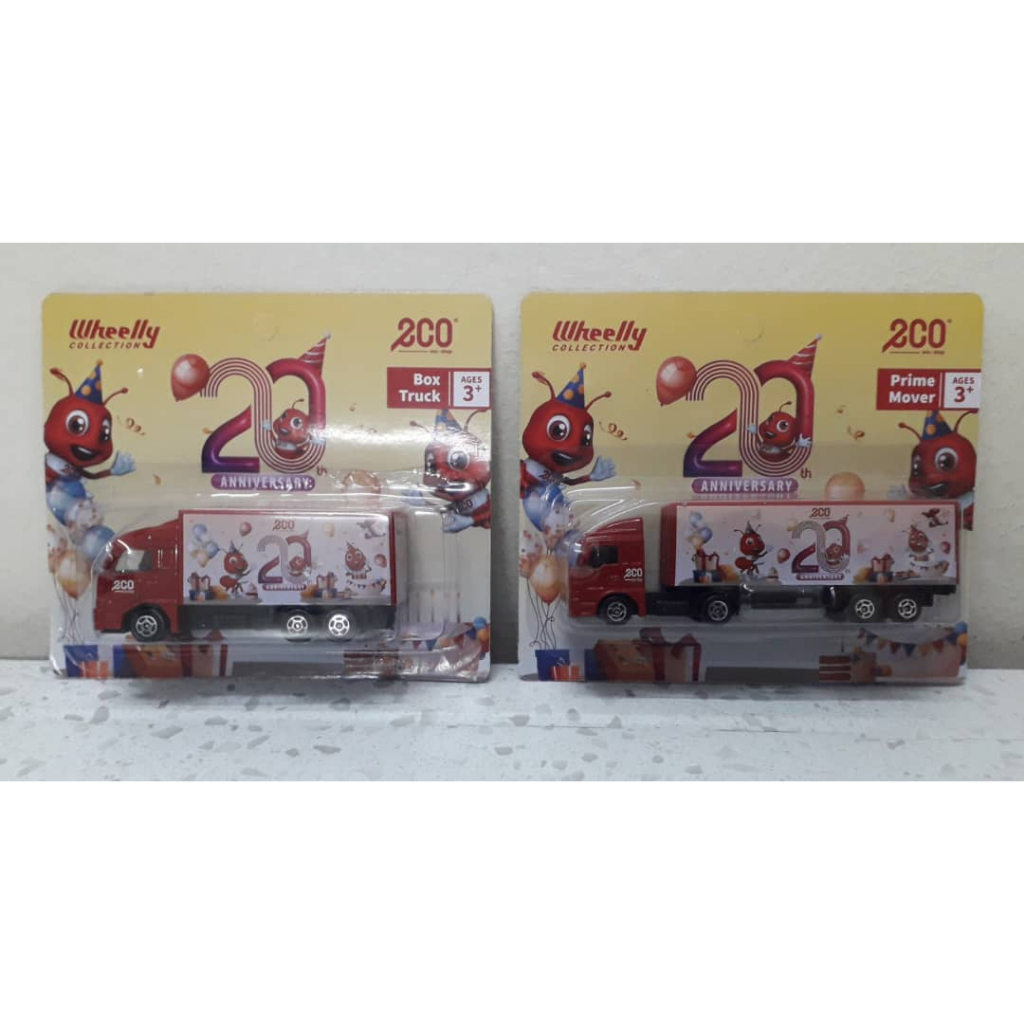 Set 2 Buah Lori Wheelly Lorry Eco Truck 20th Anniversary EcoShop 2023 ...