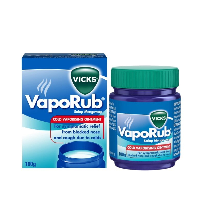 Vicks Vaporub (10g/25g/50g/100g) / Baby Balsam (50g)/ Inhaler (0.5ml ...