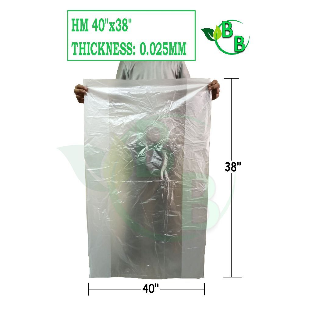 10PCS HDPE 40"x38"/ HM Plastic Bag/ Beg Plastik Besar / Plastik Dobi ...
