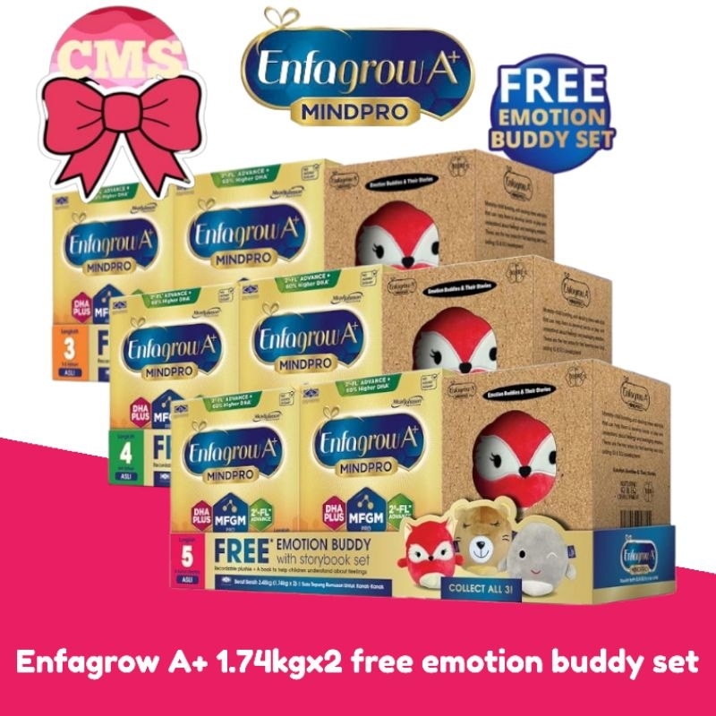Enfagrow A+ MindPro Step 3 step 4 step 5 1.74kg X 2Box (Milk Formula ...