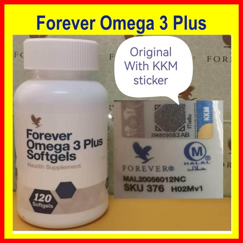 Forever Omega 3 Plus 《EXP 12-2026》 / Fish Oil / Minyak Ikan/ Arctic Sea ...