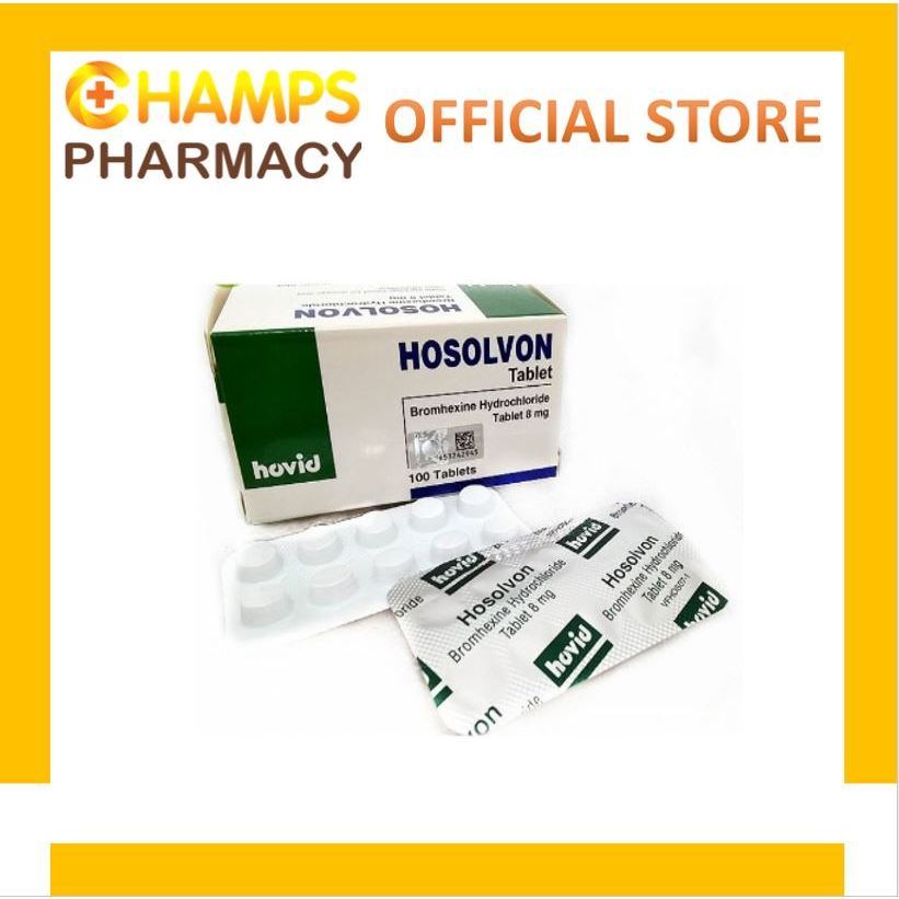 Hovid Hosolvon 8mg Tab - 100's [EXP 1/2026] | Shopee Malaysia