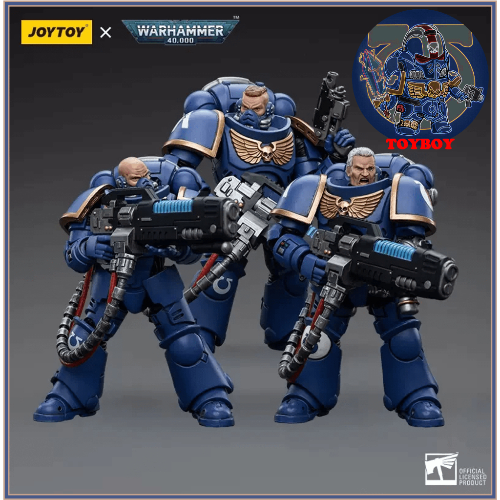 [Set] Joytoy Warhammer Space Marines Ultramarines Hellblasters | Shopee ...