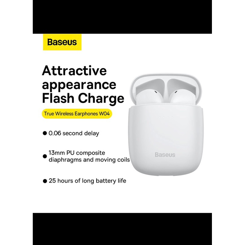 Baseus Encok W04 wireless earphone | Shopee Malaysia
