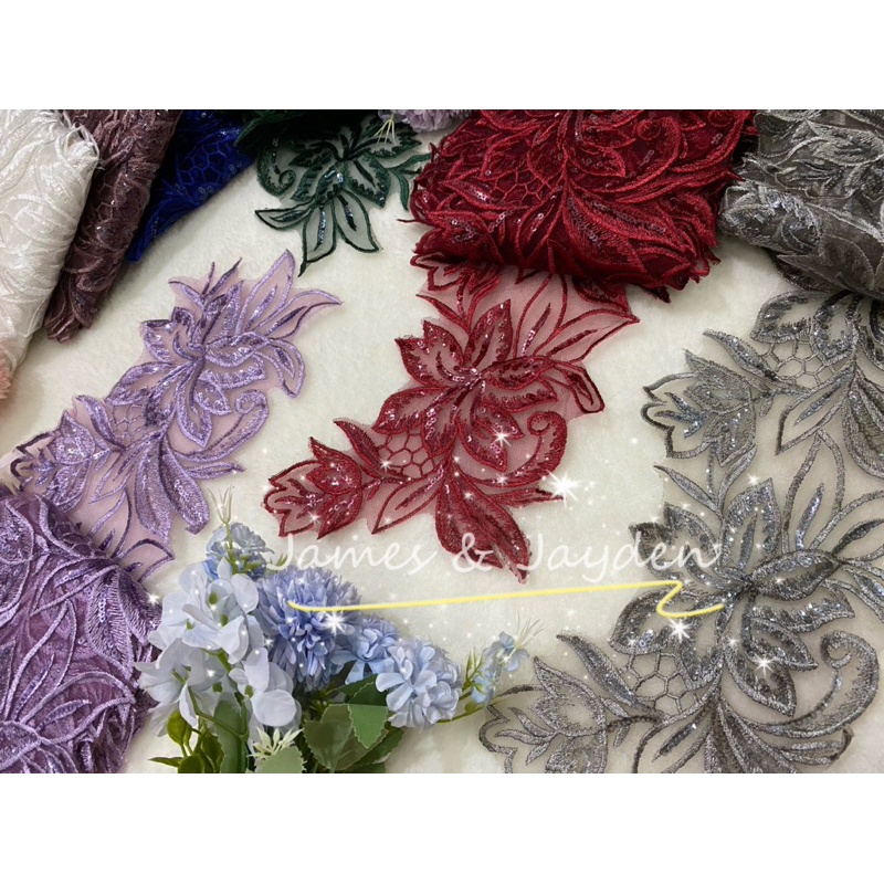 🔥NEW HOT ITEMS🔥 Border Lace / Flower Patch Lace / Trimming Lace / Lace ...