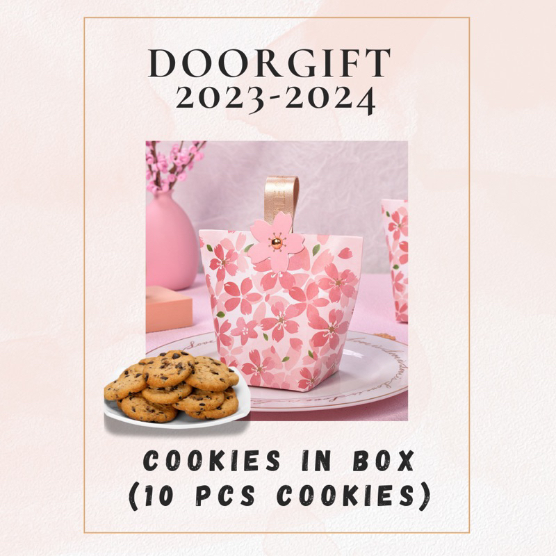 Doorgift Cookies In Floral Box (10pcs cookies inside) | Shopee Malaysia