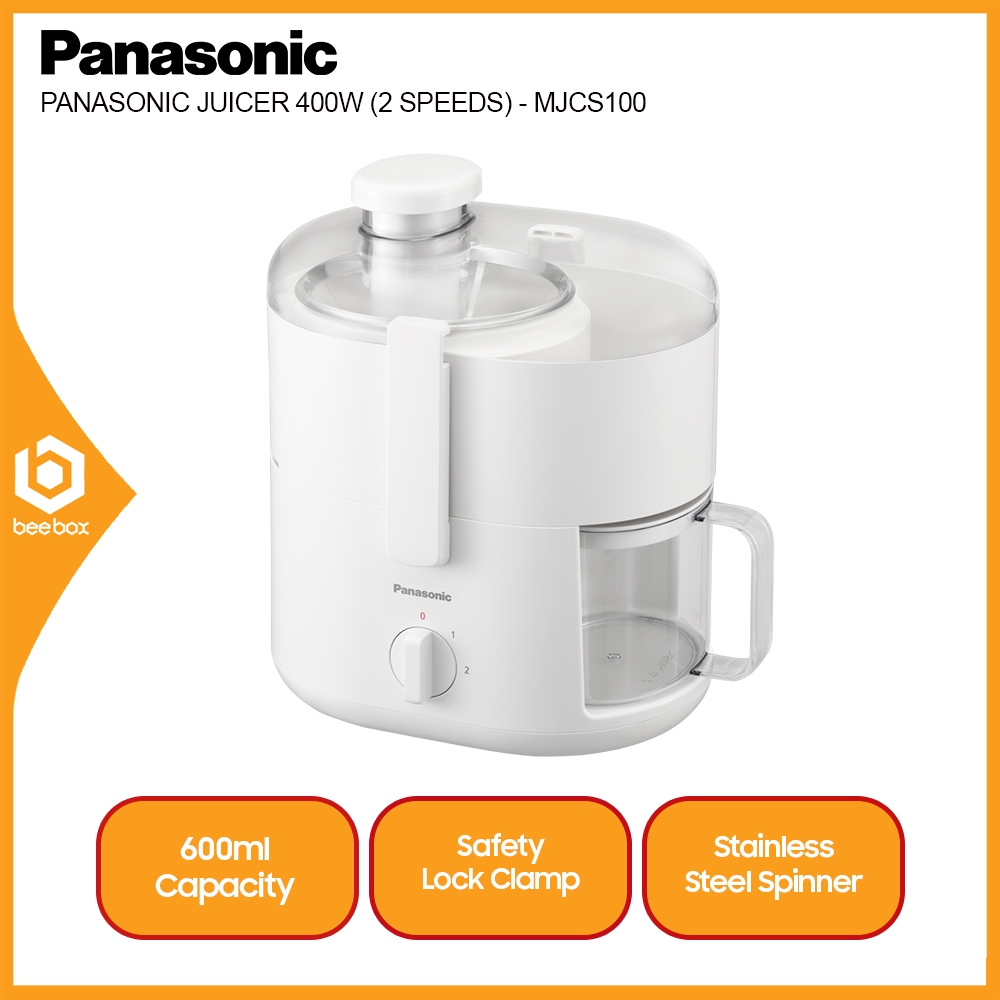 Panasonic Juice Extractor 2 Speeds 400W Juicer - MJ-CS100 MJCS100 ...