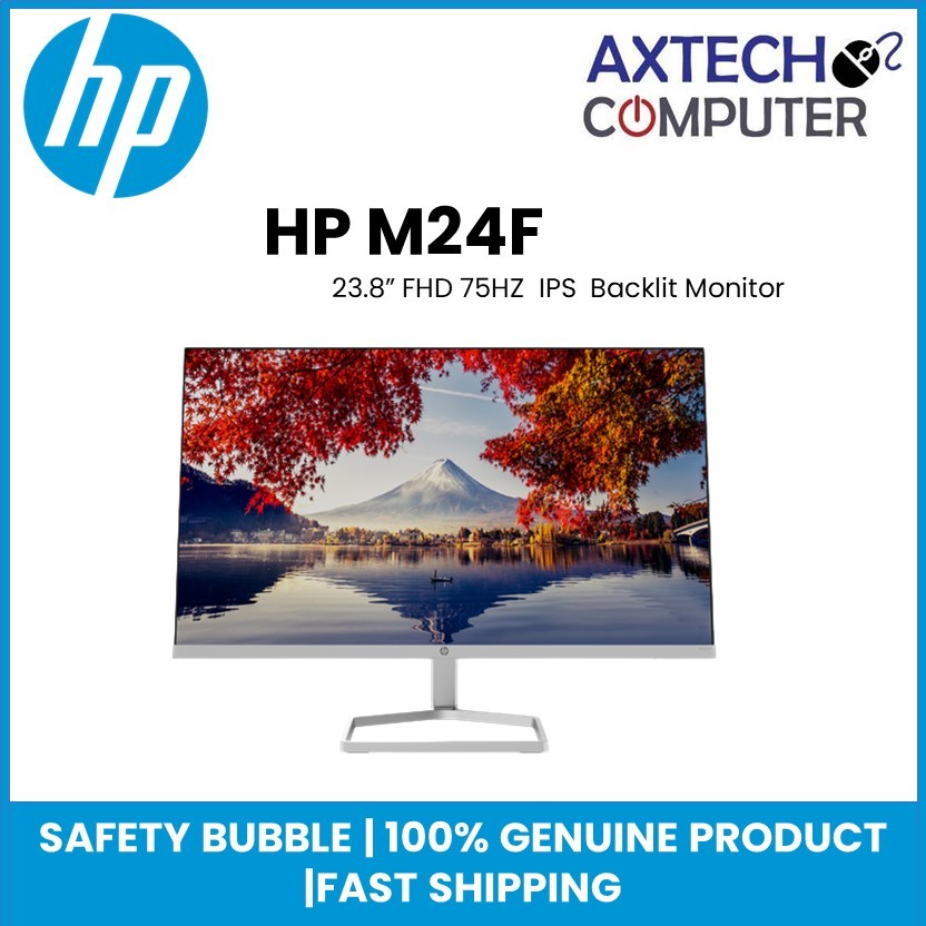 HP M24f 23.8'' FHD 75Hz Monitor ( VGA, HDMI, 3 Yrs Wrty ) | Shopee Malaysia