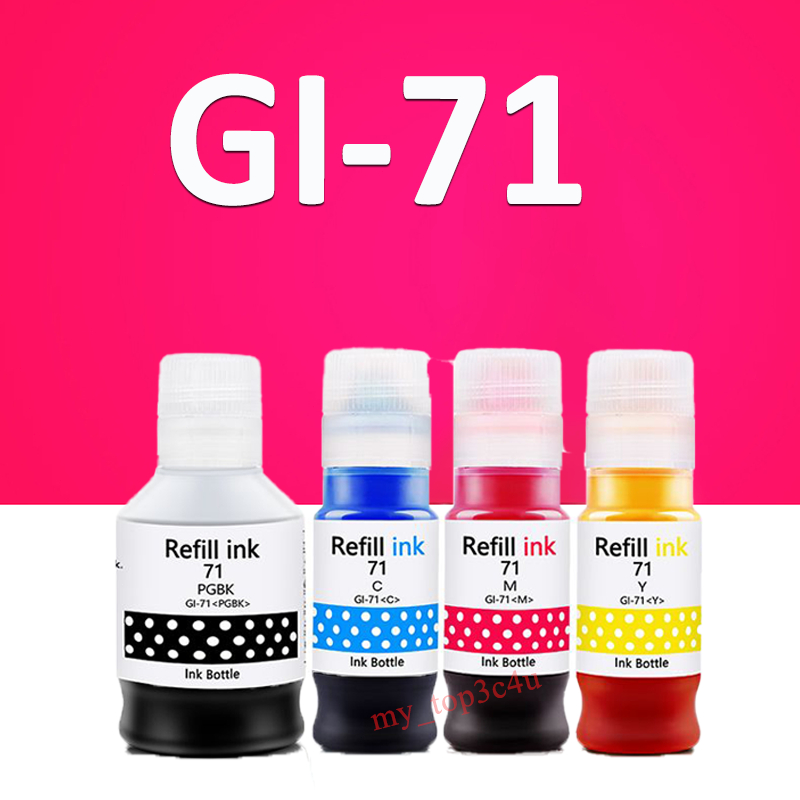 Canon GI-71 GI71 ink Bottles for G1020 G2020 G3020 G3060 G3770 G4770 ...