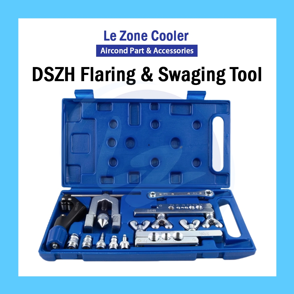 DSZH CT-278 CT278 Flaring and Swaging Tool Set Kit Aircond Flaring Tools Copper Tube Cutter WK ...