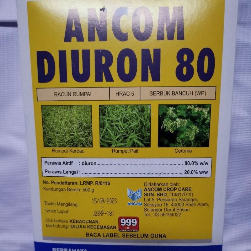 ANCOM DIURON 80 500G SAMA HEXTAR DIURON | Shopee Malaysia