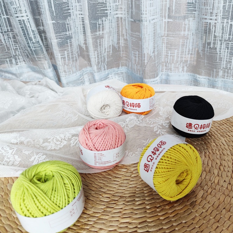 2mm Hollow Cotton Yarn Cotton Cord 遇见梓陌2mm圆股空心棉线 | Shopee Malaysia
