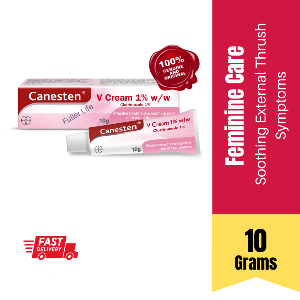 CANESTEN 1% V Cream (10g) | Feminine Care Soothing Thrush Symptoms For ...