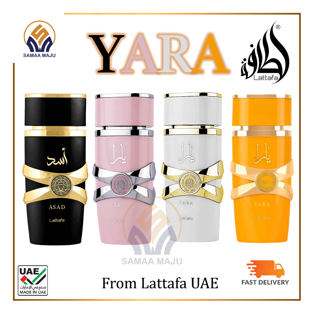 perfume Yara pink Yara moi Yara Tous Asad Ameerat Al Arab Red Ameerat ...