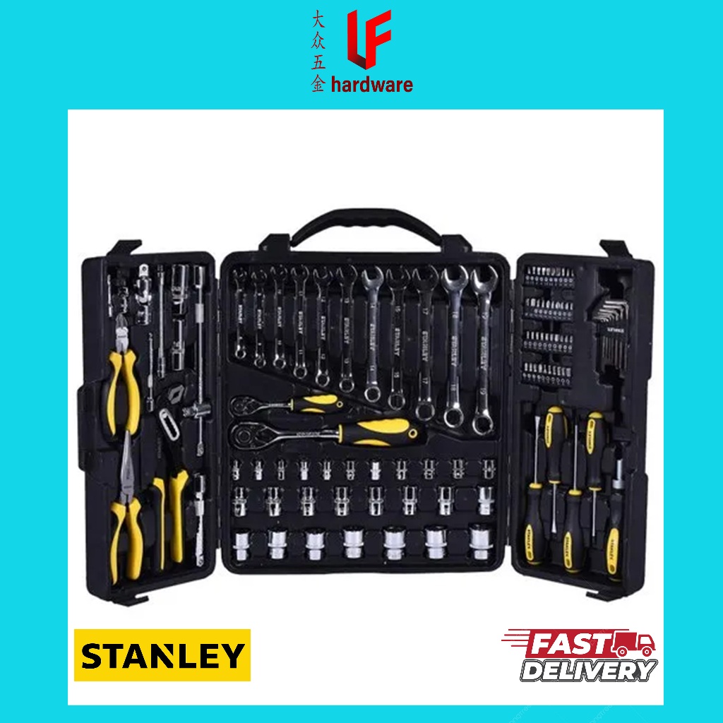 STANLEY STMT 81243-840 110pcs Stanley Tool Box Set Stanley Tool Set ...