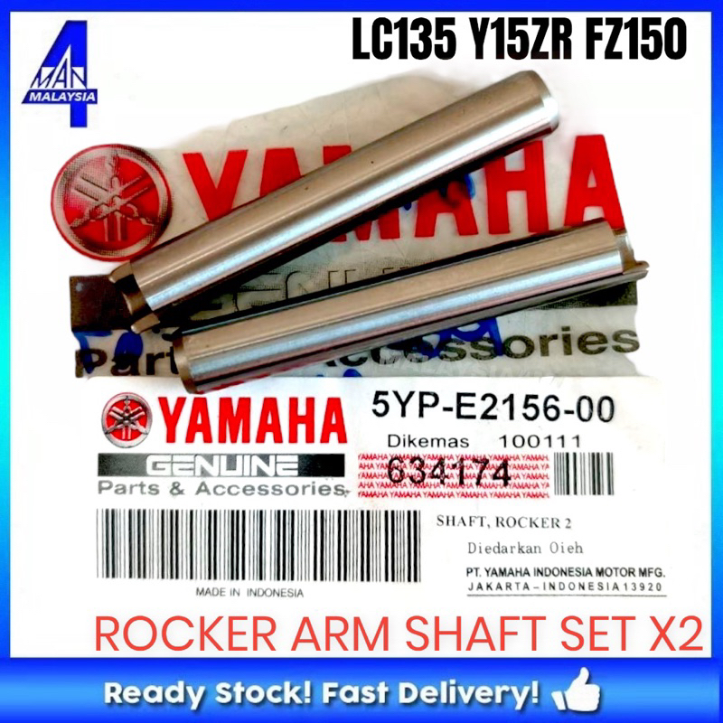 YAHAHA LC135 135LC Y15 Y15ZR FZ150 ROCKER ARM SHAFT SET X2 SHAFT ROCKER ...