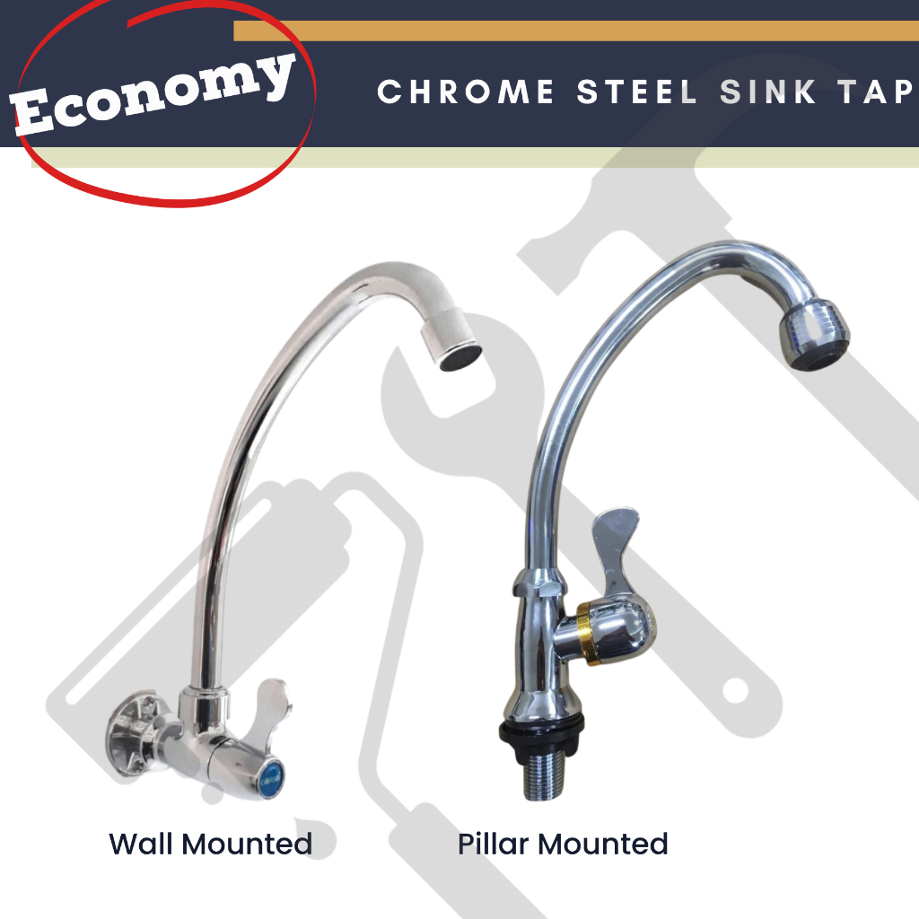 Grochi/JB/Corsa Sink Tap | Kitchen Tap | Pillar Sink Tap | Kepala Paip ...