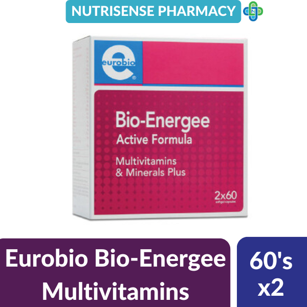 Eurobio Bio-Energee Multivitamins & Minerals softgels 60'sx2 | Shopee ...
