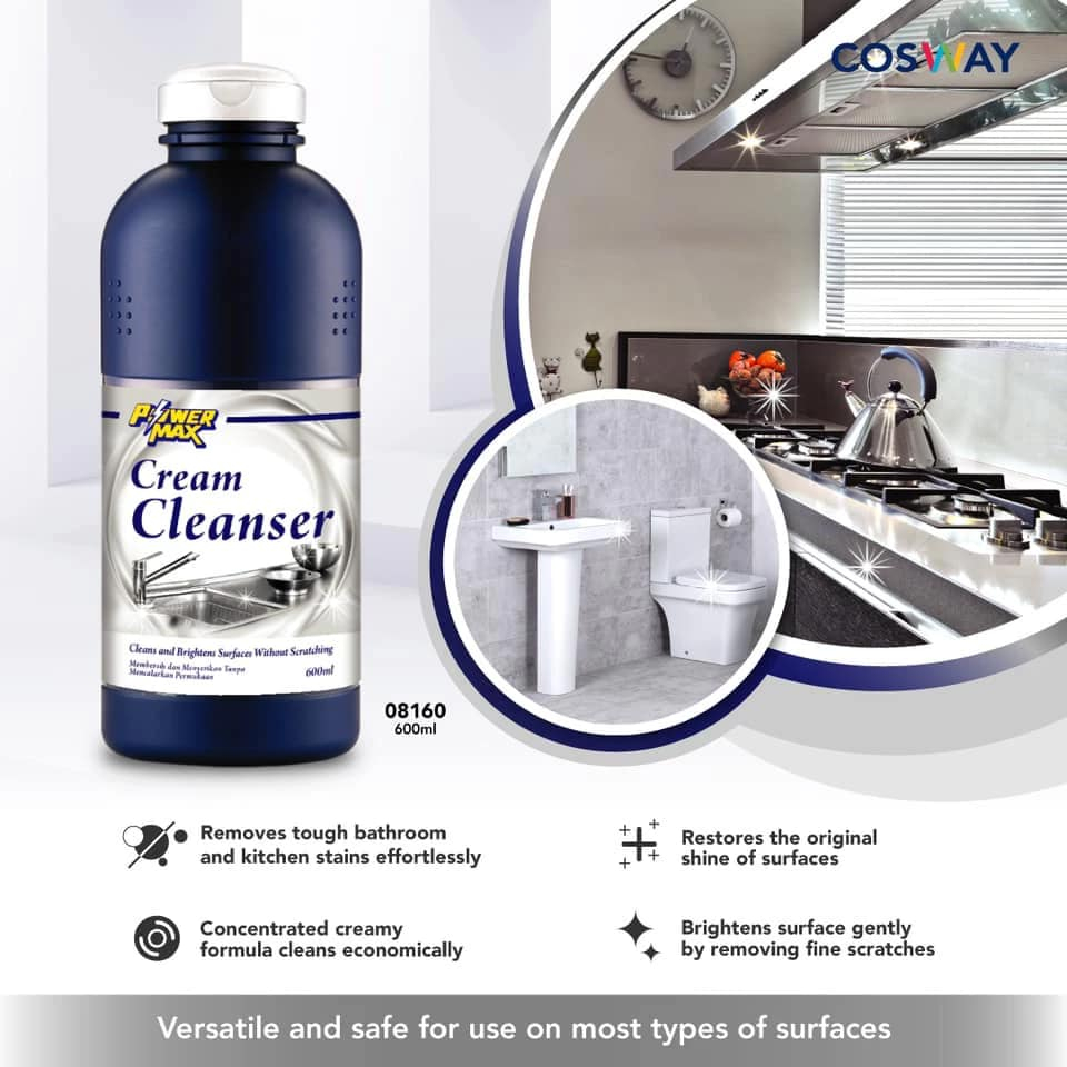 Cosway PowerMax Cream Cleanser 600ml | Shopee Malaysia